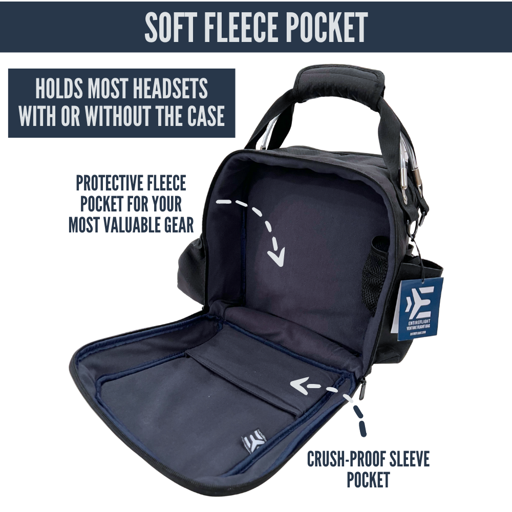 EntireFlight Pilot Bag - The Venture Flight Bag For Pilots - Blue ...